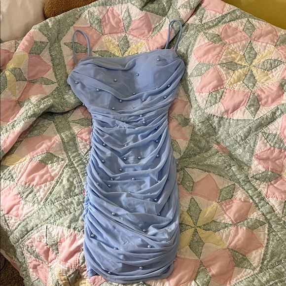 Windsor | Dresses | Windsor Light Blue Strapless Dress | Poshmark